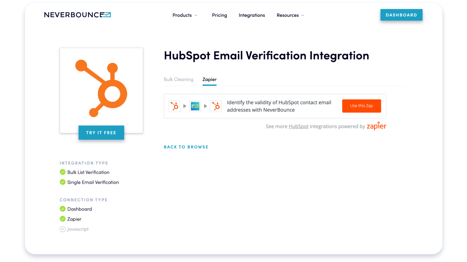 NeverBounce - App for HubSpot